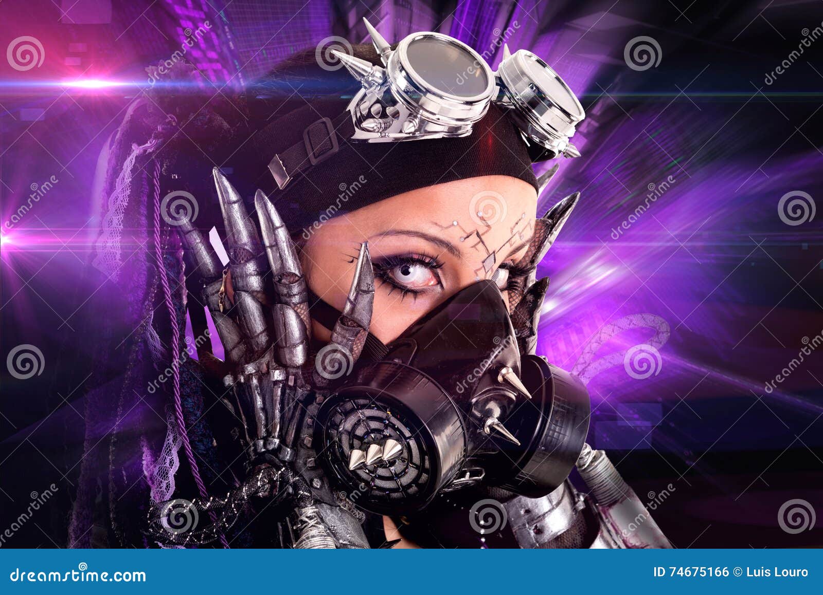 How To Make A Cyber Goth Mask