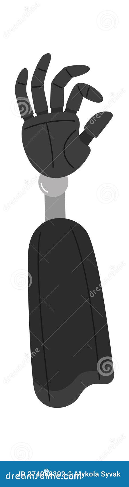 Cyber Hand With Glowing Keycard Royalty-Free Stock Image ...