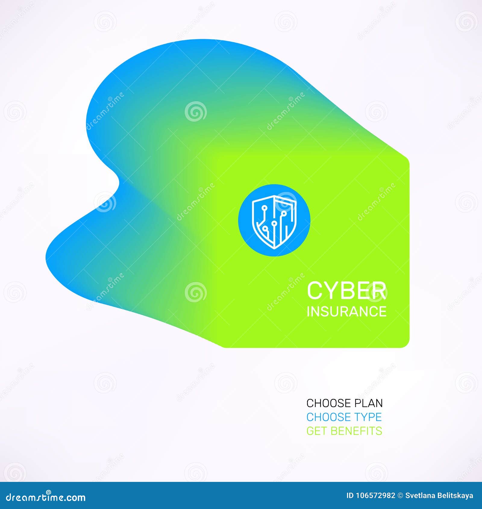 Cyber Insurance banner stock vector. Illustration of design - 106572982
