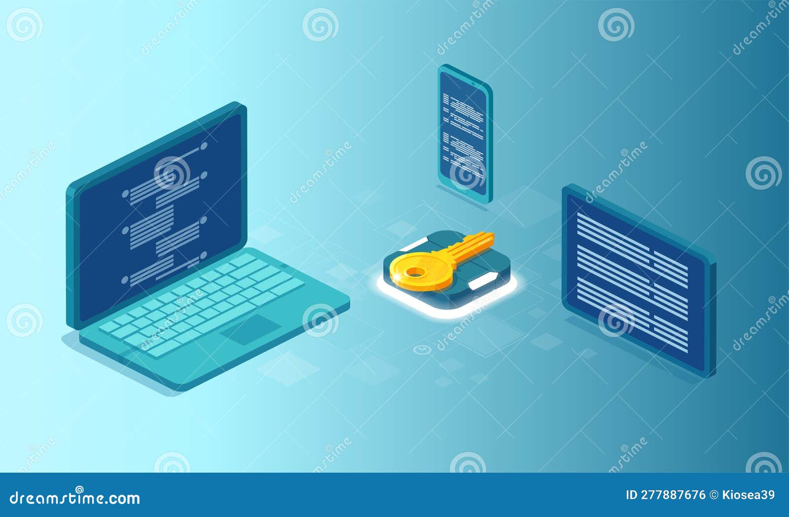 Cyber Internet Network Security Concept Stock Vector - Illustration of ...