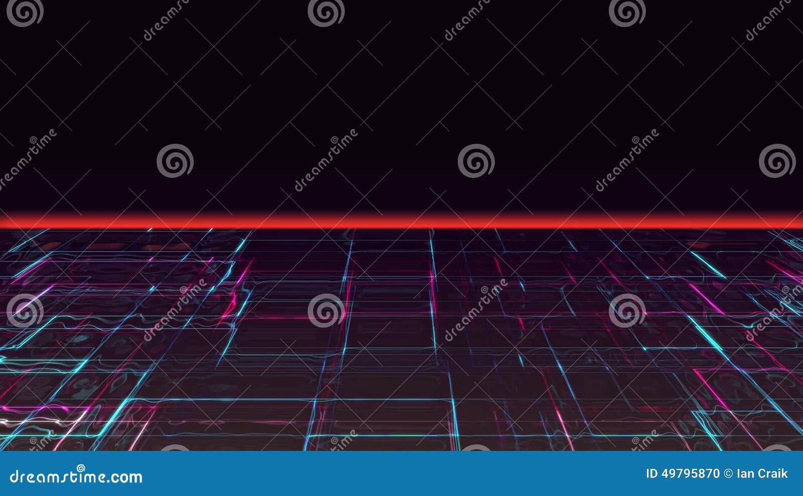 Cyber Liquid Sunset stock footage. Video of moonlight - 49795870