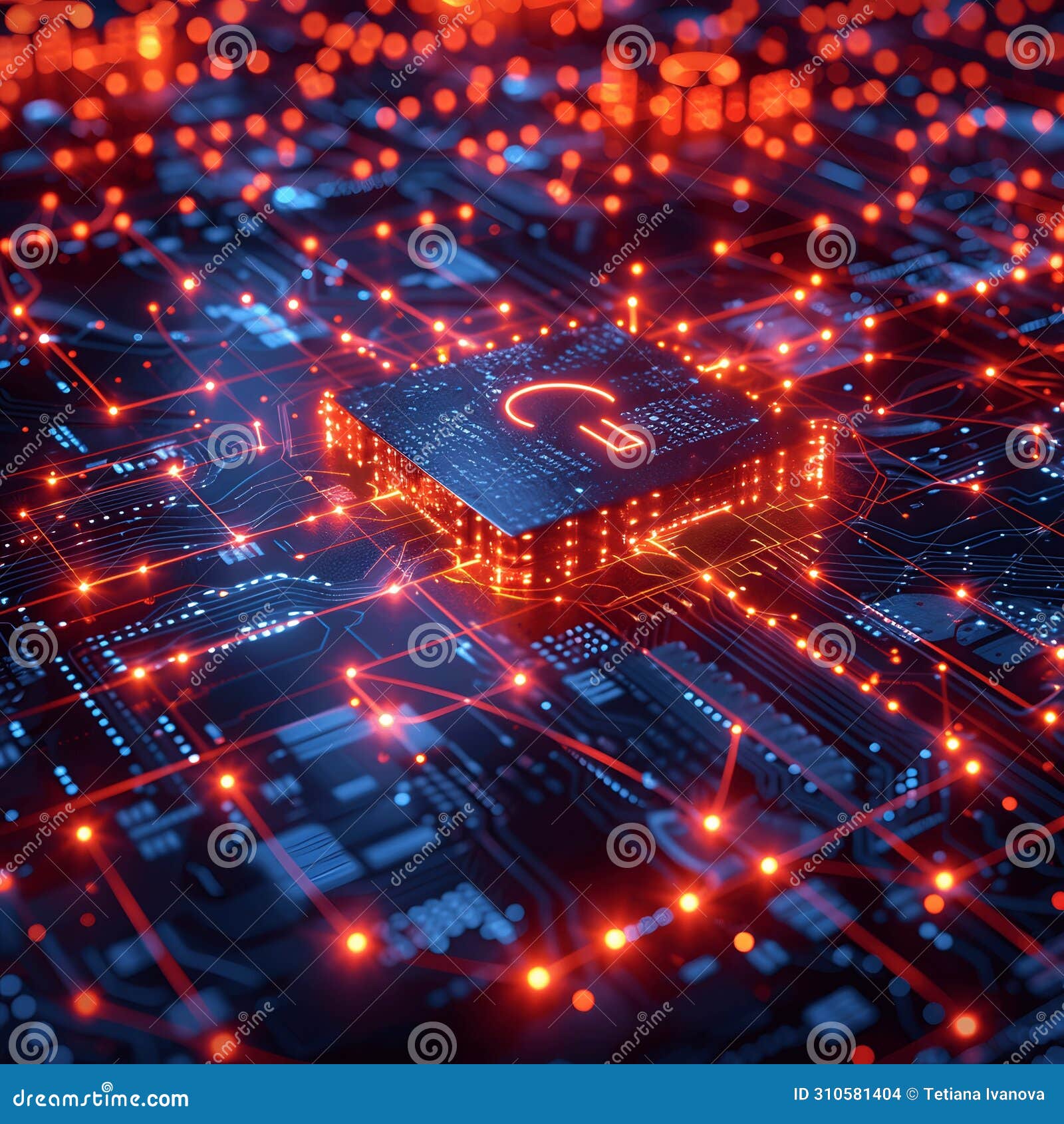 Cyber Lock on Code, Digital Safety. Stock Illustration - Illustration ...