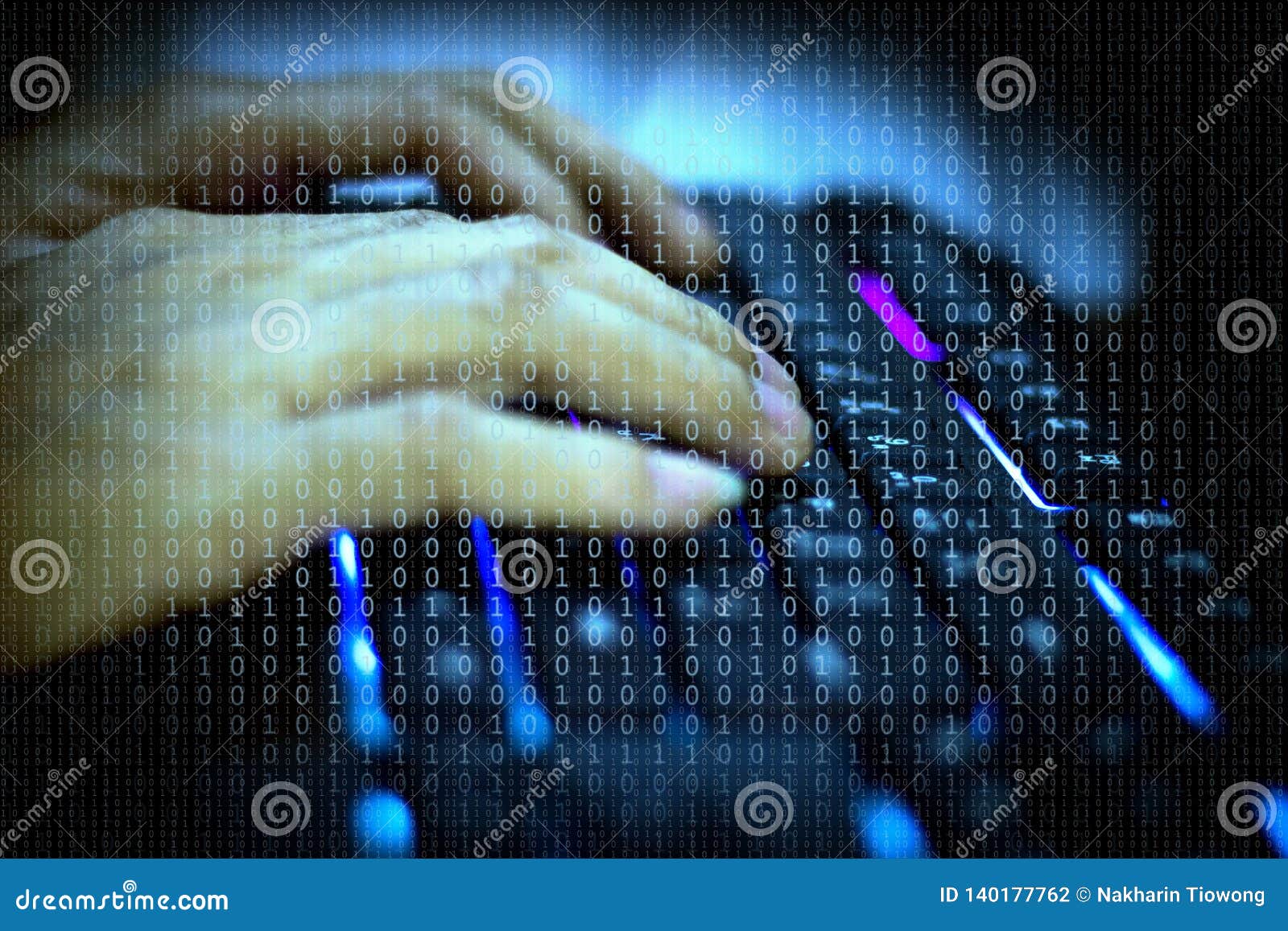 Cyber, Men`s Hand on the Keyboard Who are Hacking the Security System ...