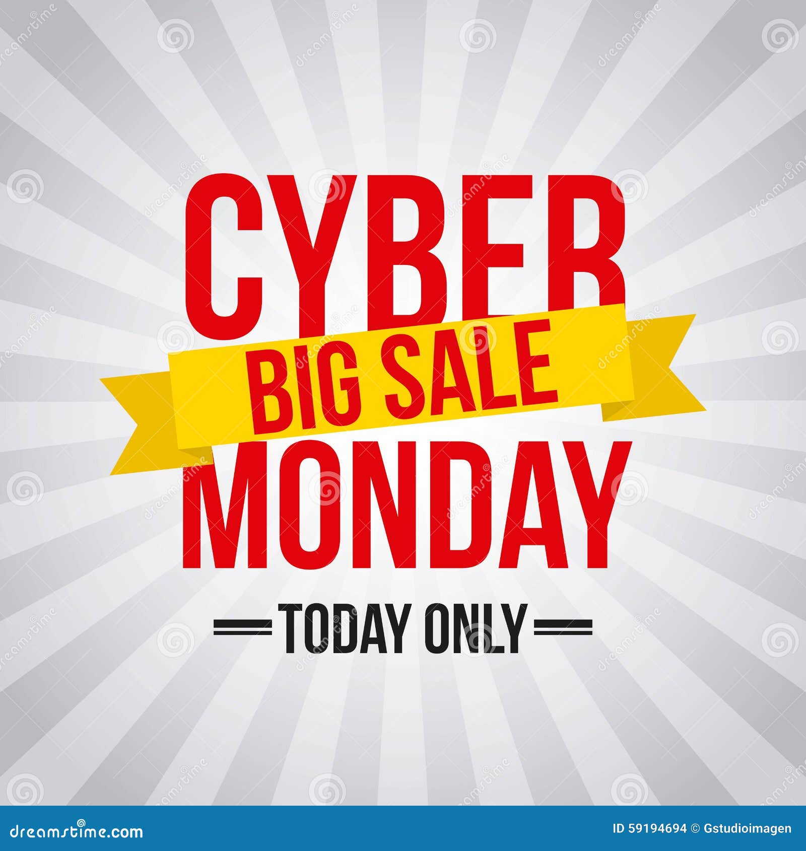 Cyber monday deals stock vector. Illustration of promo - 59194694