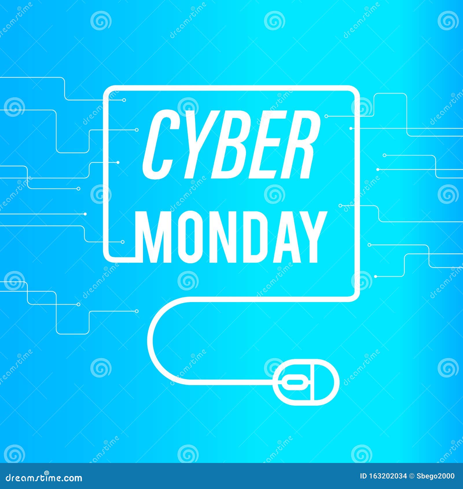 Cyber Monday Vector Wallpaper. Blue Purple Pink Background. Punk ...