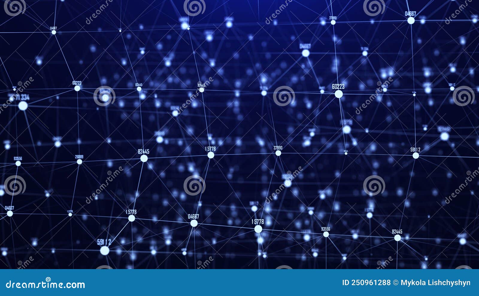 Cyber Network Connection Structure. Technology Connect Big Data ...