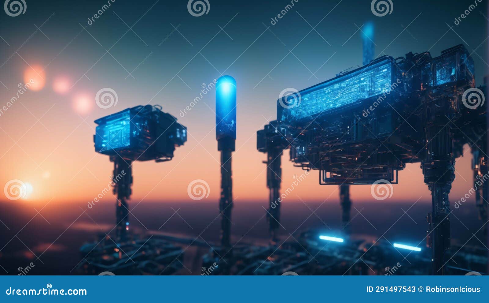 Cyber Network Internet Illustration. Digital Artwork in High Resolution ...