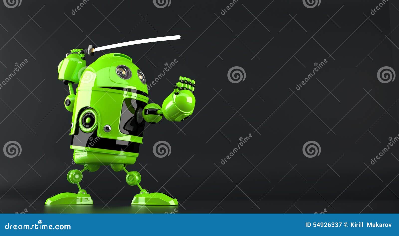 Cyber Ninja Cartoon Stock Illustration | CartoonDealer.com #144298798