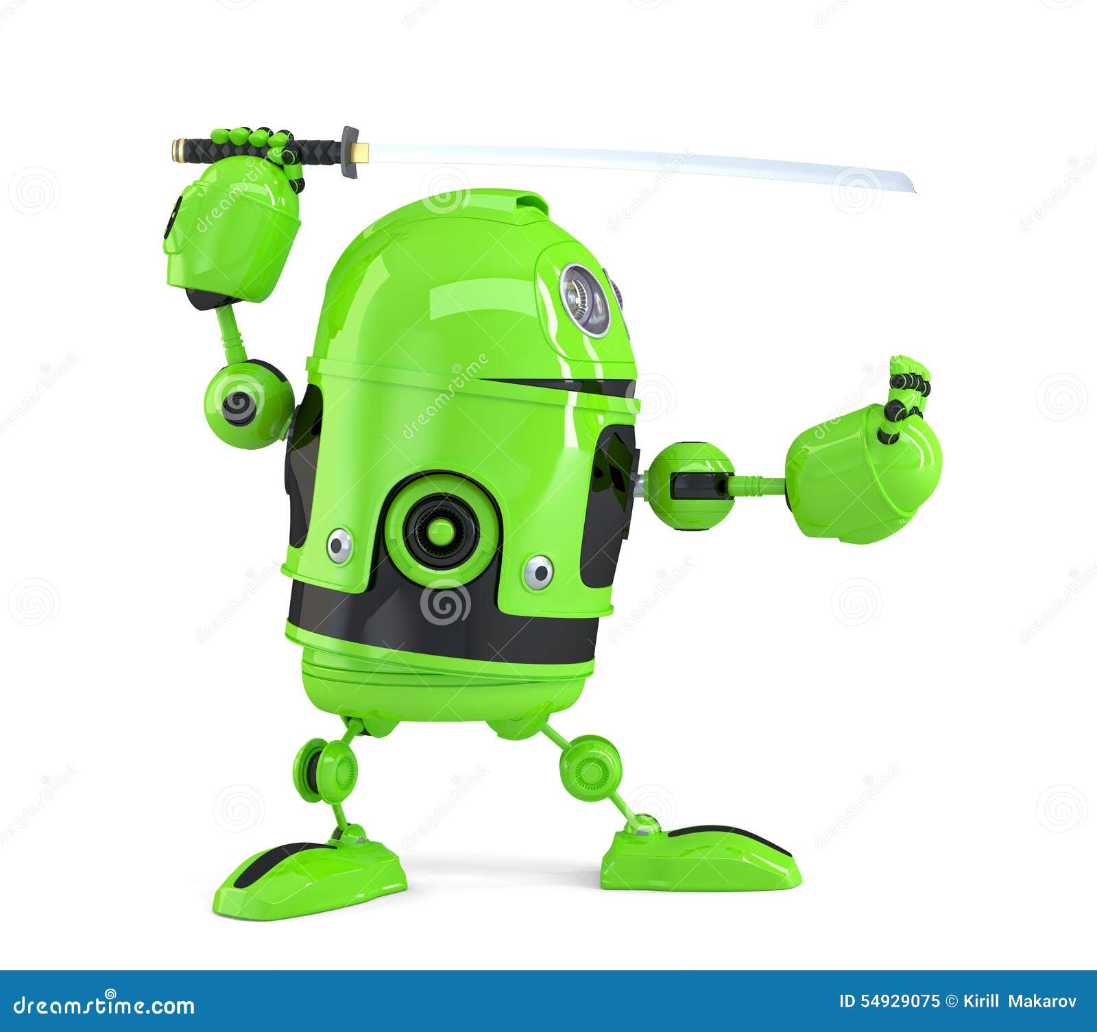 Cyber Ninja Cartoon Stock Illustration | CartoonDealer.com #144298798