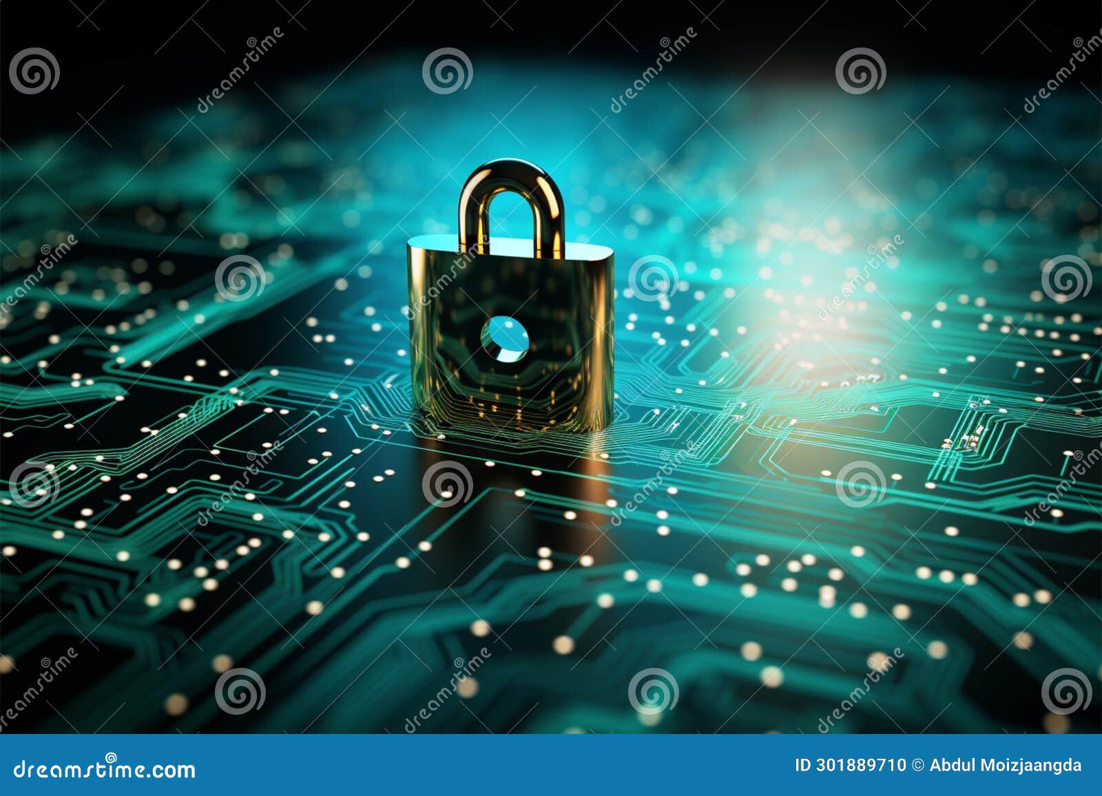 Cyber Padlock Safeguarding Data with a Keyhole in Modern Digital ...