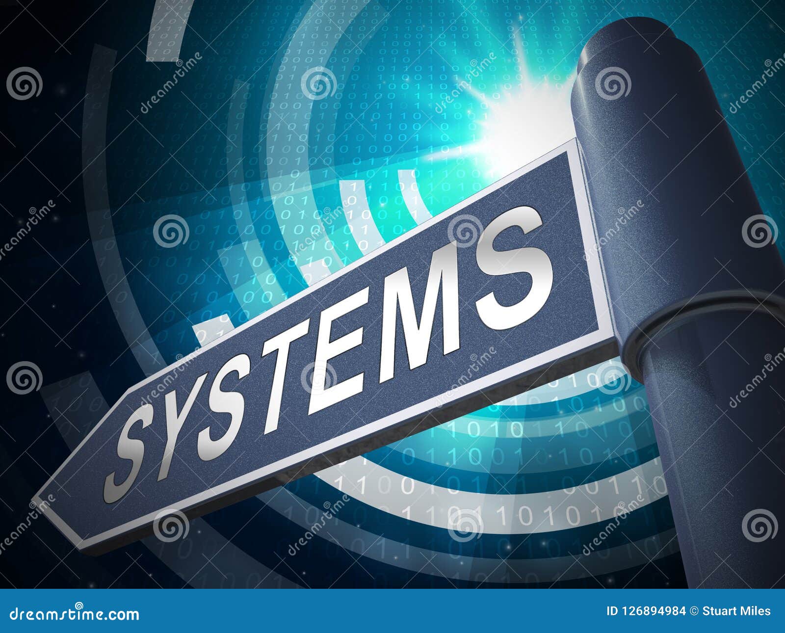 Cyber Physical Systems Bot Interaction 3d Illustration Stock ...