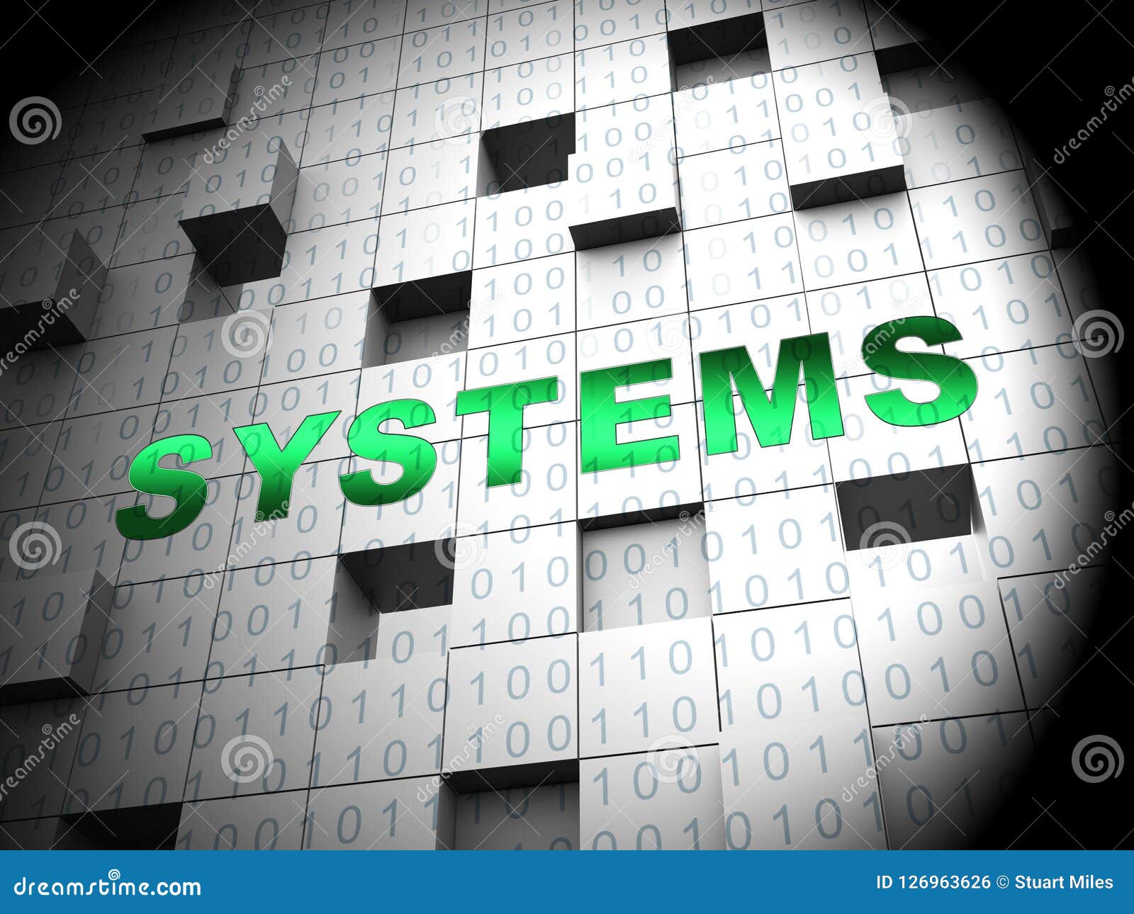 Cyber Physical Systems Bot Interaction 3d Rendering Stock Illustration ...