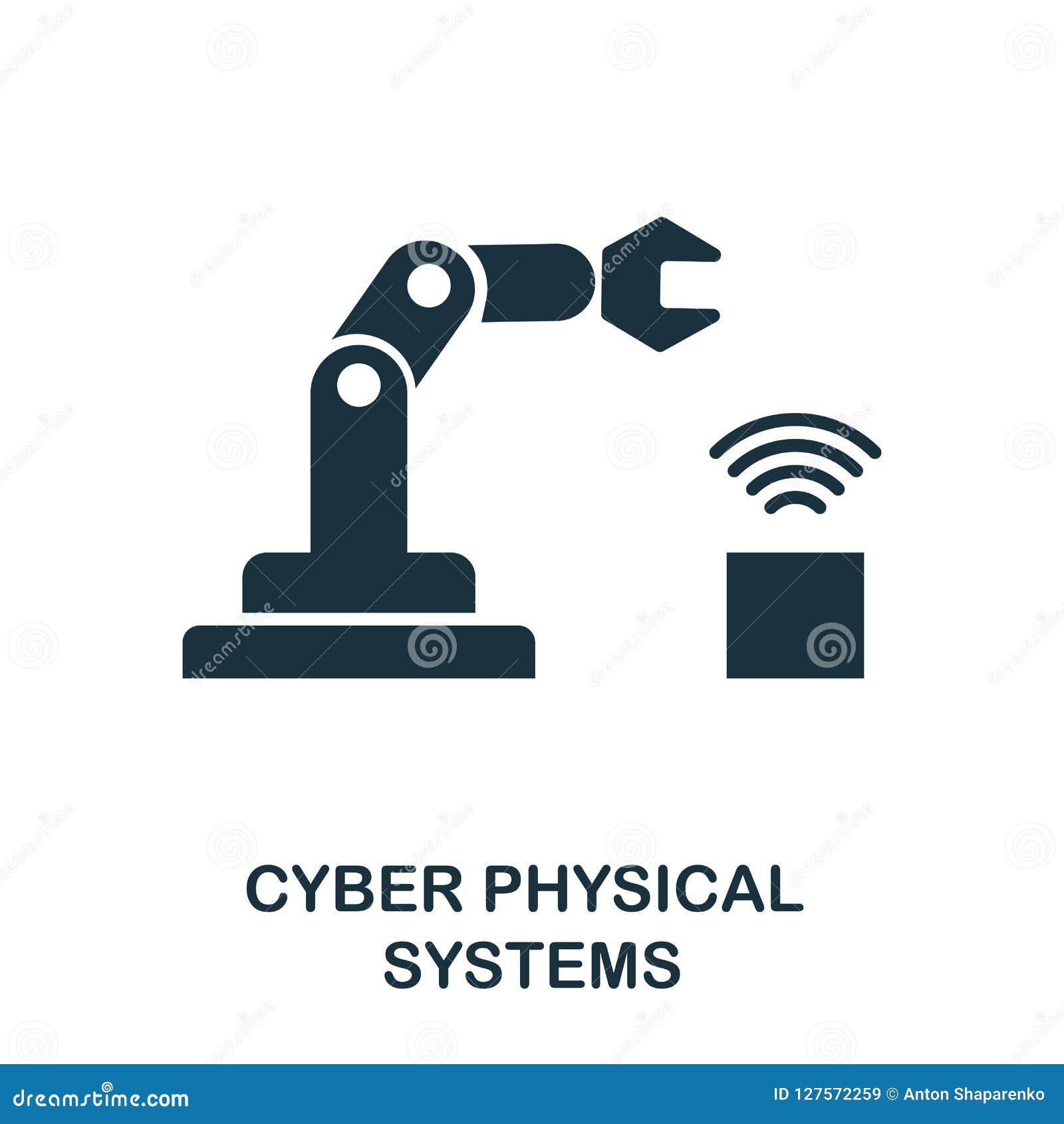 Cyber Physical Systems Icon. Monochrome Style Design From Industry 4.0 ... Cyber Physical Systems Icon. Monochrome Style Design From Industry 4.0 ...