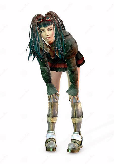 Cyber Punk stock illustration. Illustration of graphics - 20355170