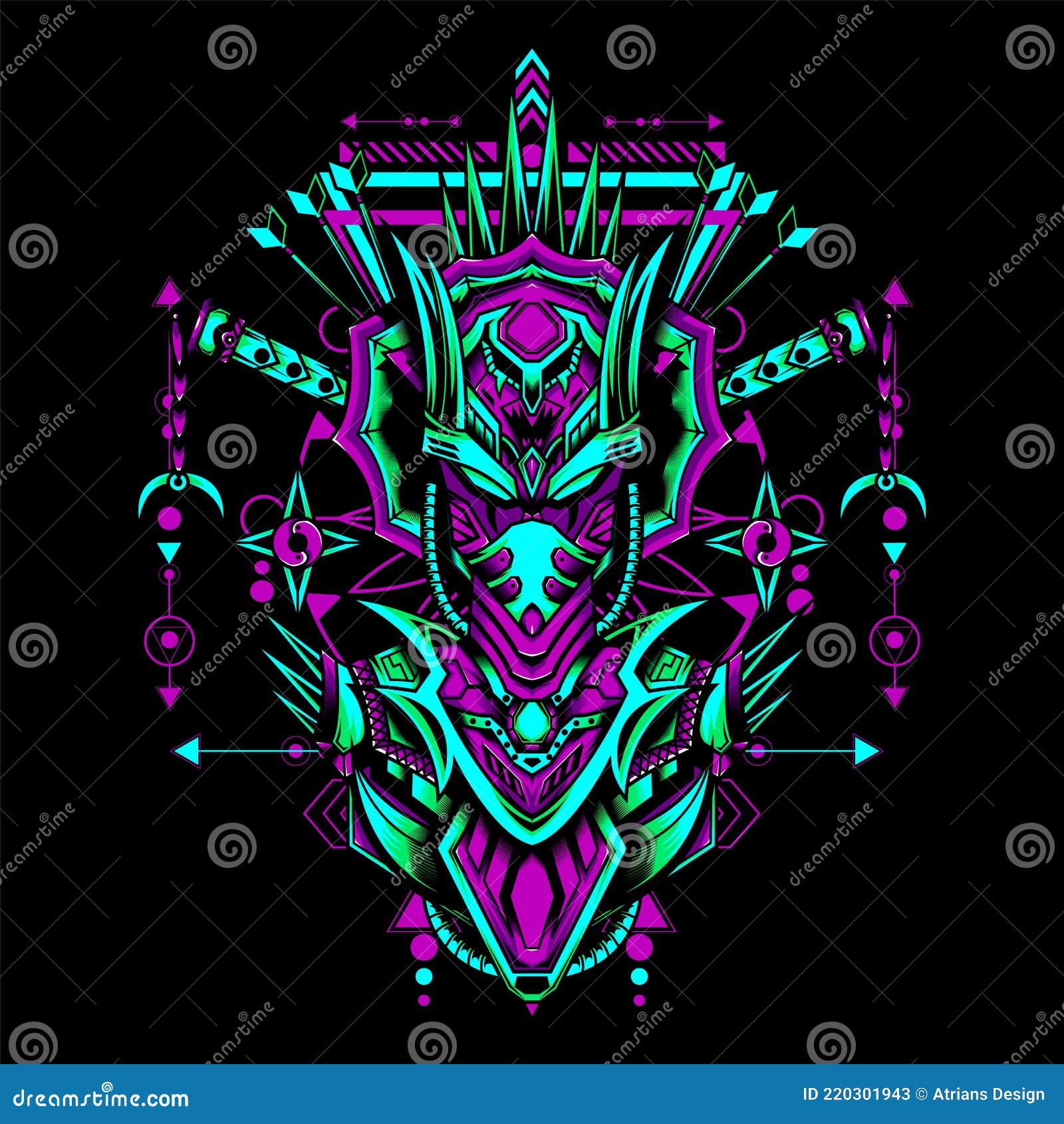 Cyber Queen Vector Illustration Can Use For Gaming Logo, E Sport Logo ...