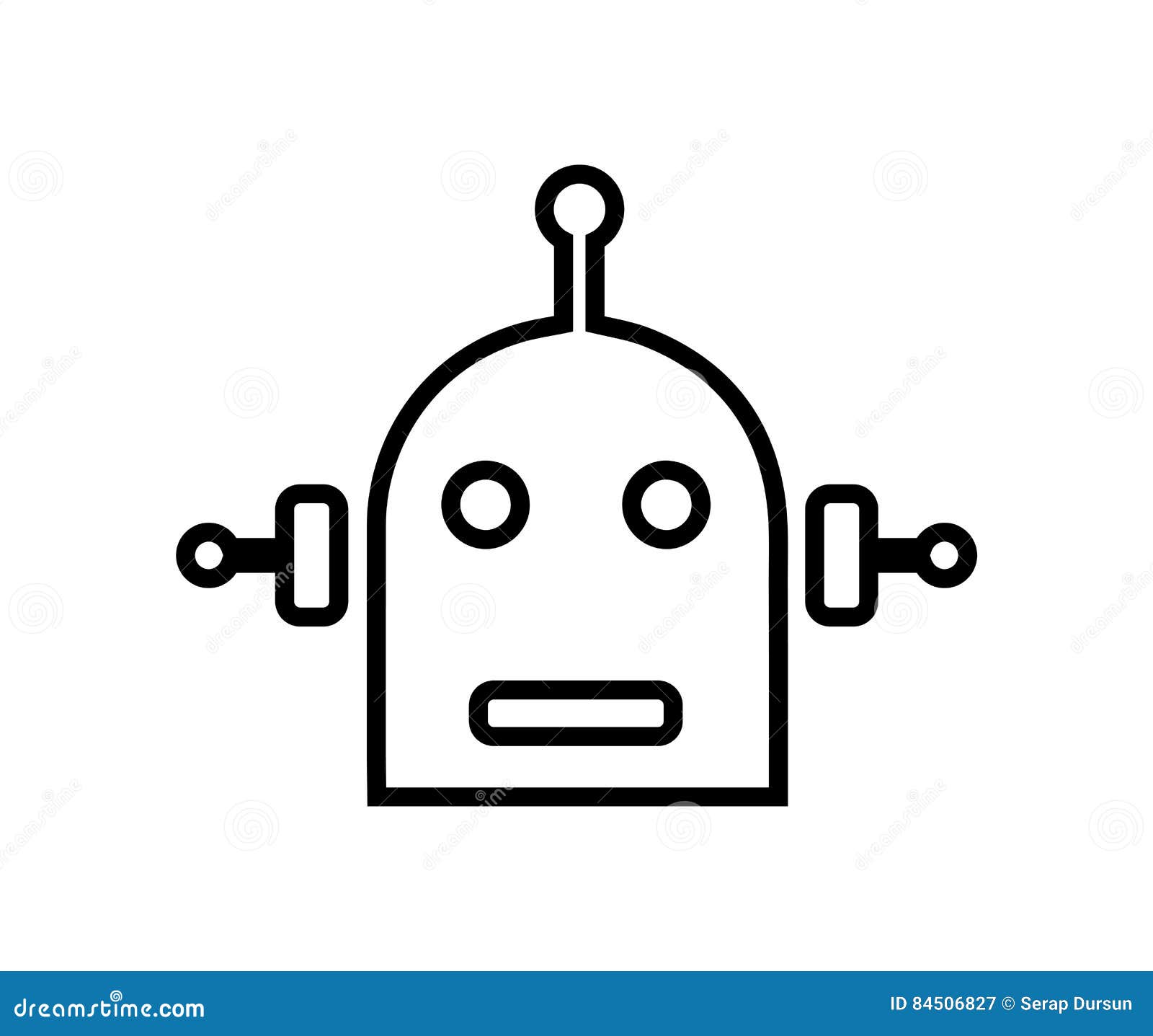 Cyber Robot Mascot Design stock vector. Illustration of cybernetic ...