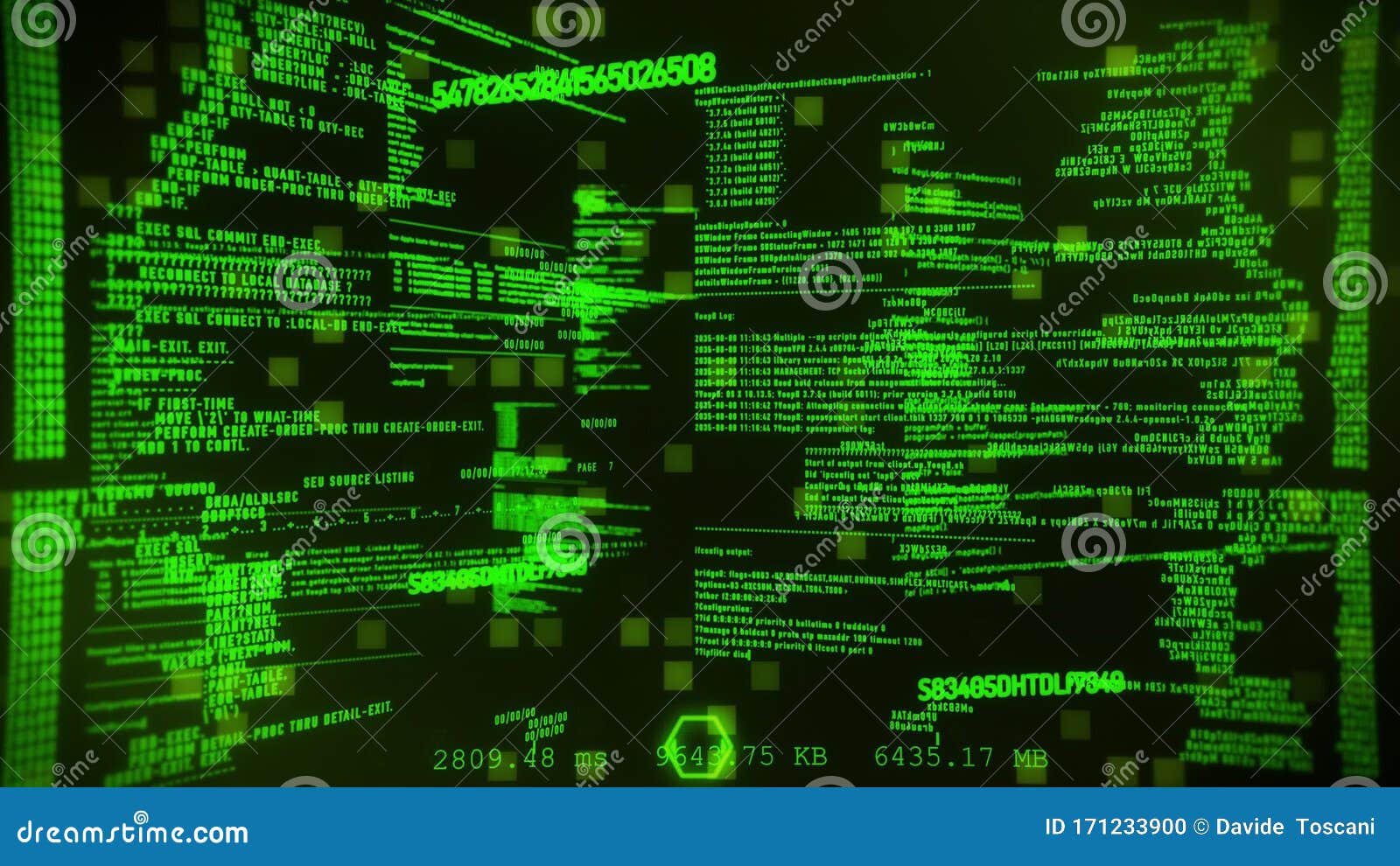 Green Digital Background