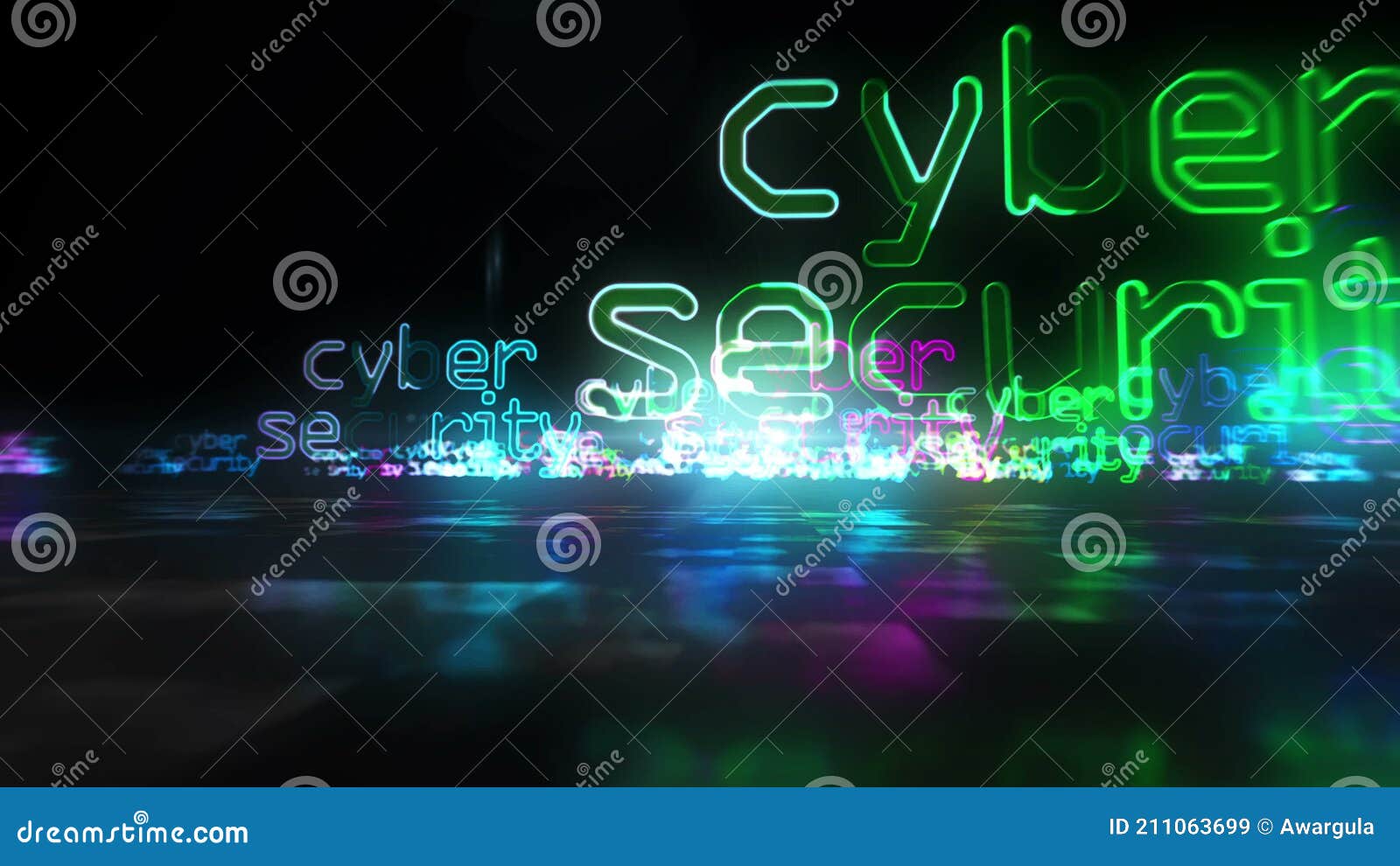 Cyber Security Abstract Loopable Hyperspace Animation Stock Video ...