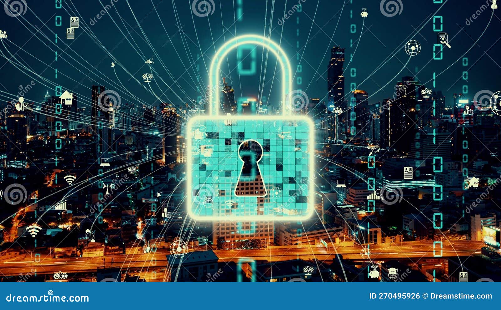 Cyber Security and Alteration Data Protection on Digital Platform Stock ...