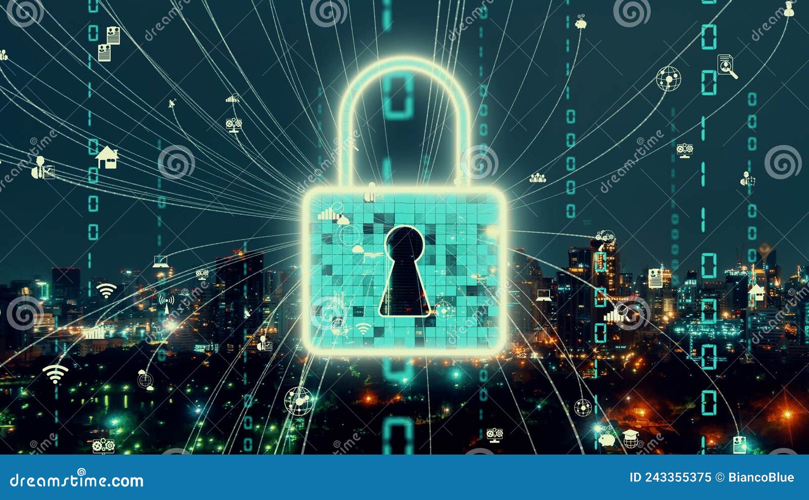 Cyber Security and Alteration Data Protection on Digital Platform Stock ...