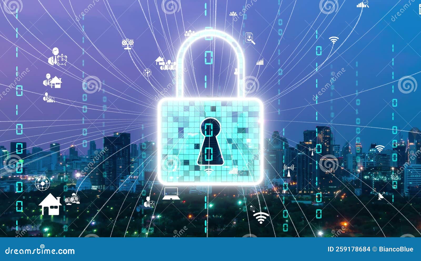 Cyber Security and Alteration Data Protection on Digital Platform Stock ...