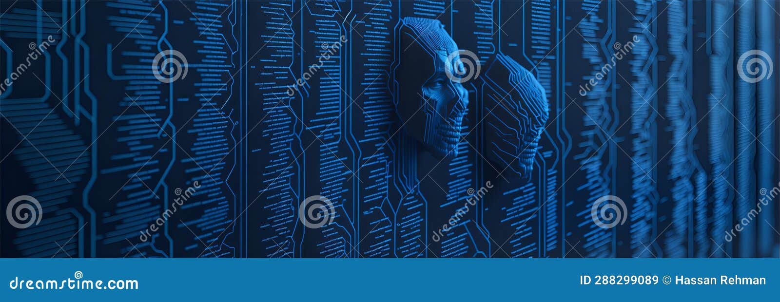 Cyber Security Background. Ai Generated Stock Illustration ...