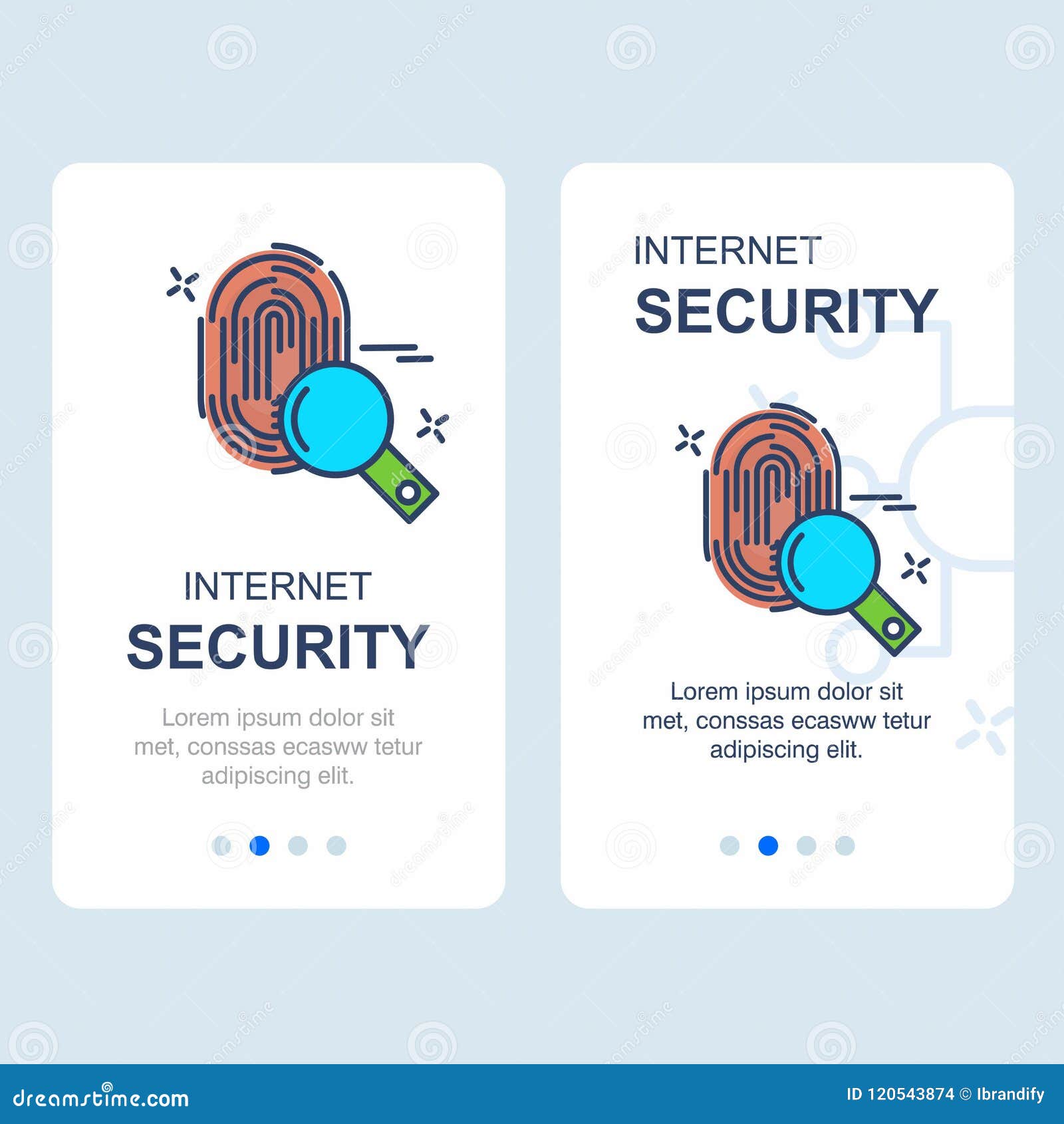 Cyber Security Banner Design Vector Stock Vector - Illustration of ...