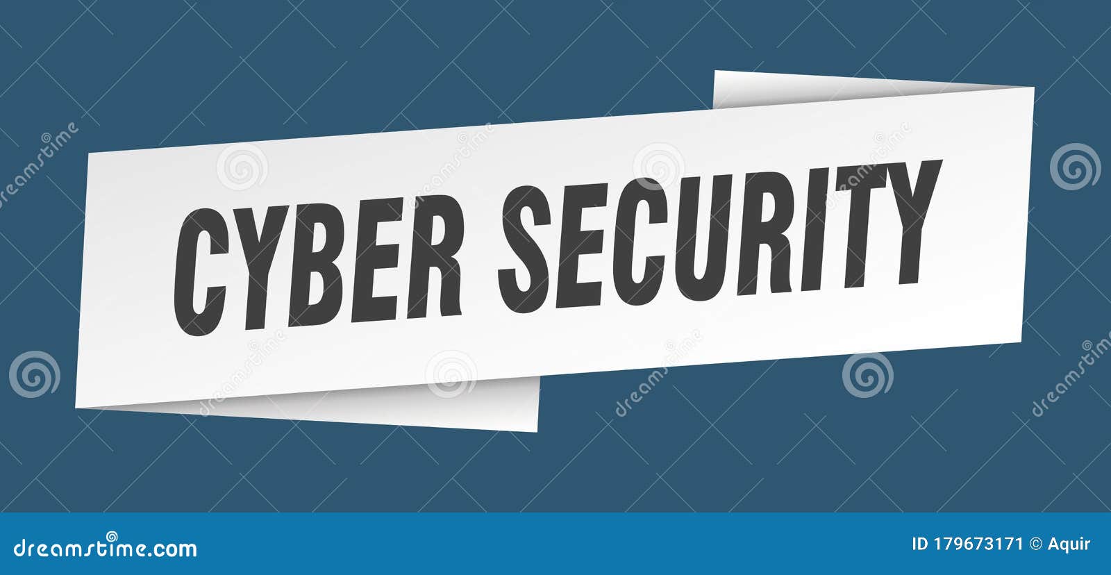 Cyber Security Banner Template. Cyber Security Ribbon Label Stock ...