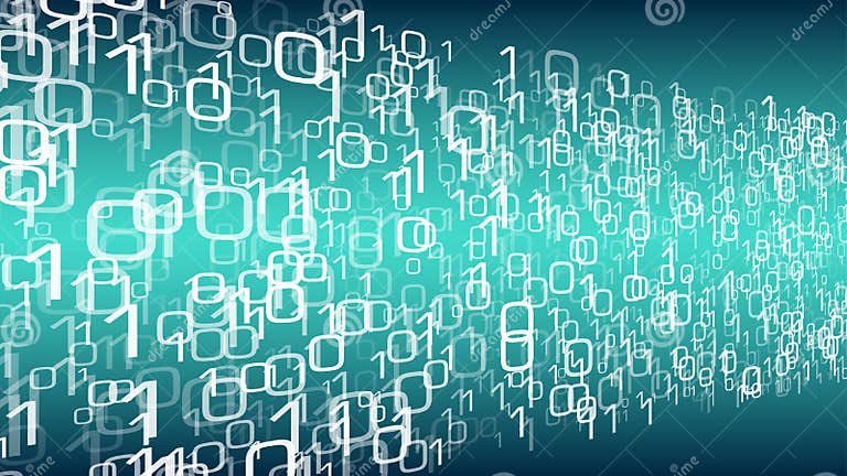 Cyber Security of Big Data, Binary Code Algorithm Vector Conception Stock Vector - Illustration ...