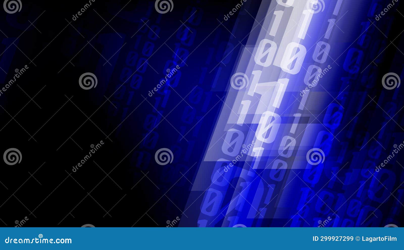 Cyber Security In Binary Code Rectangles Protecting Digital Communication And Data Against Cyber