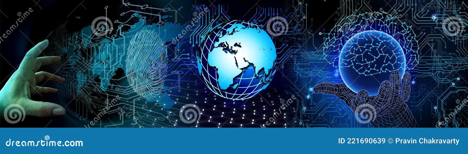 Cyber Security Brain Data Protection Business Technology Privacy ...