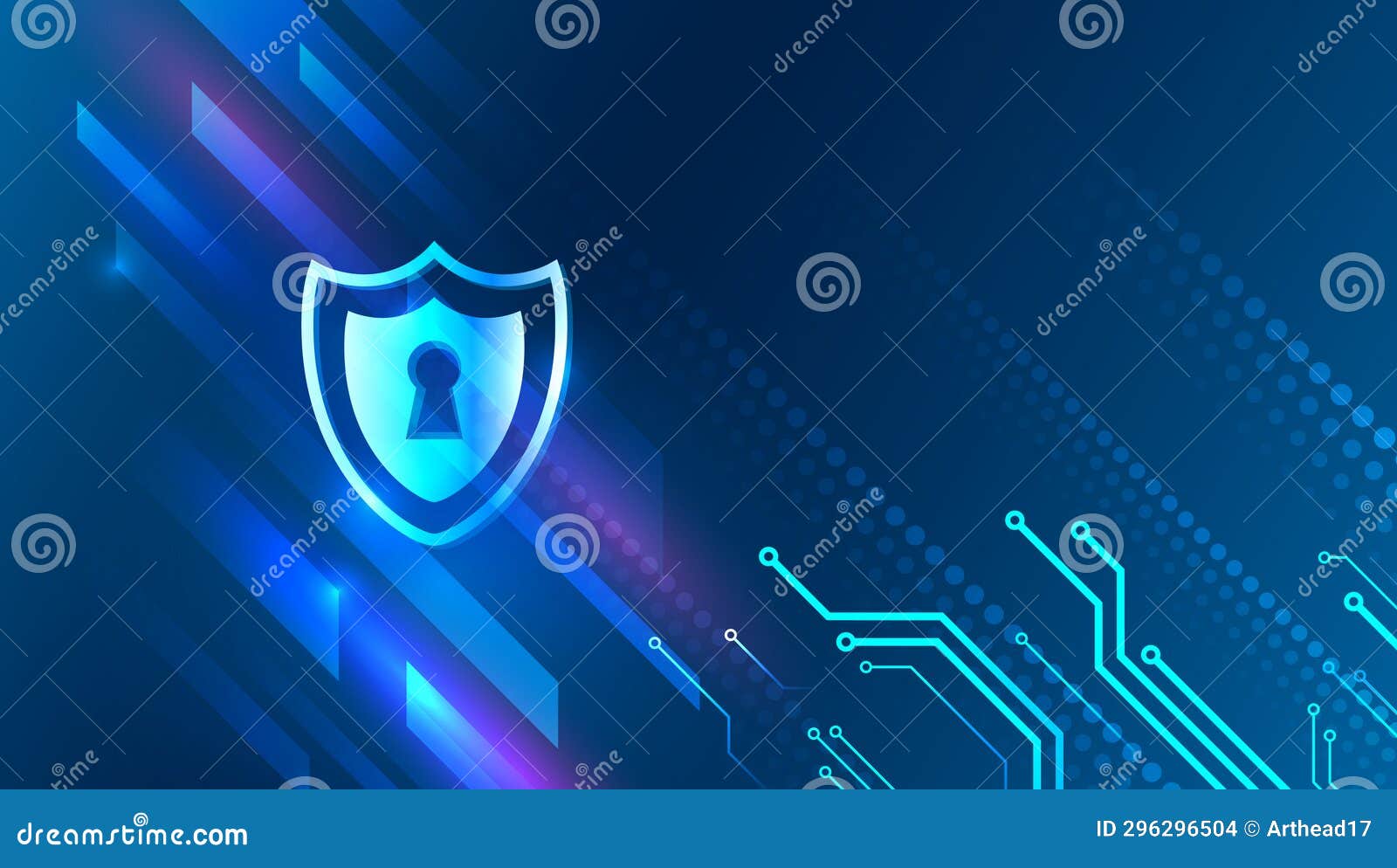 Cyber Security for Business and Internet Projects. Vector Illustration ...