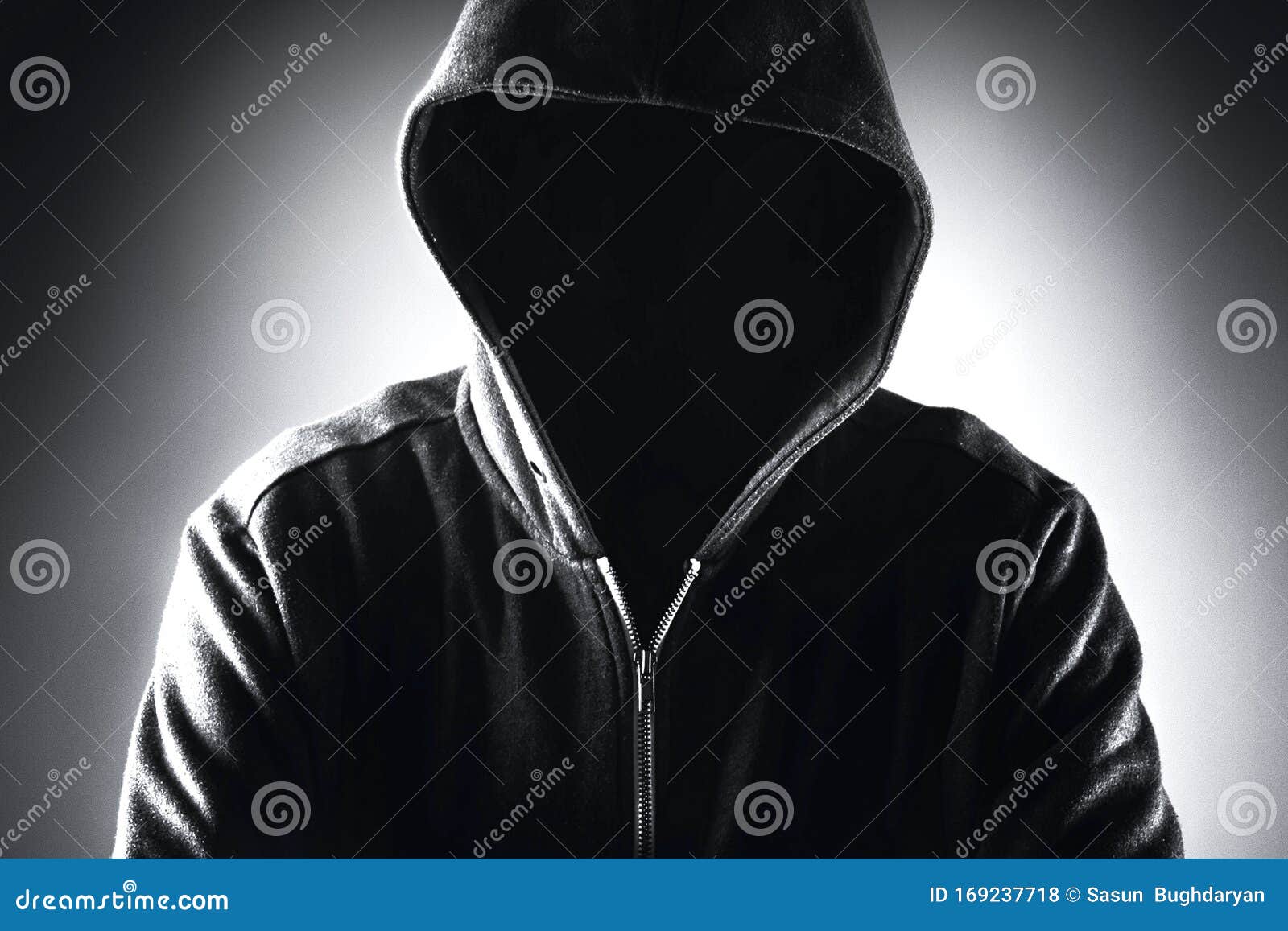 Cyber Security, Computer Hacker with Hoodie Stock Photo - Image of ...