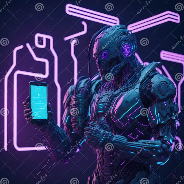 Cyber Security Concept, Artifficial Intelligence Protect or Harm Smart ...