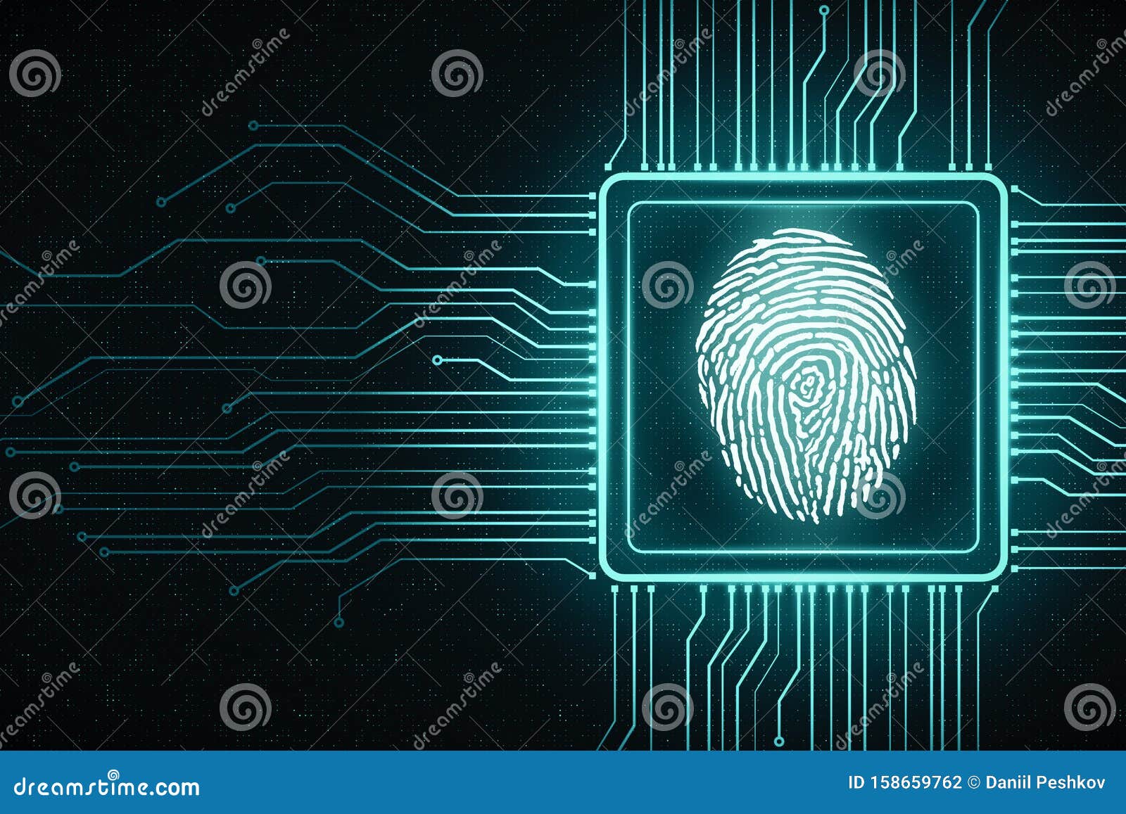 Cyber Security Concept with Digital Screen with Microchip and ... Cyber Security Concept with Digital Screen with Microchip and ...