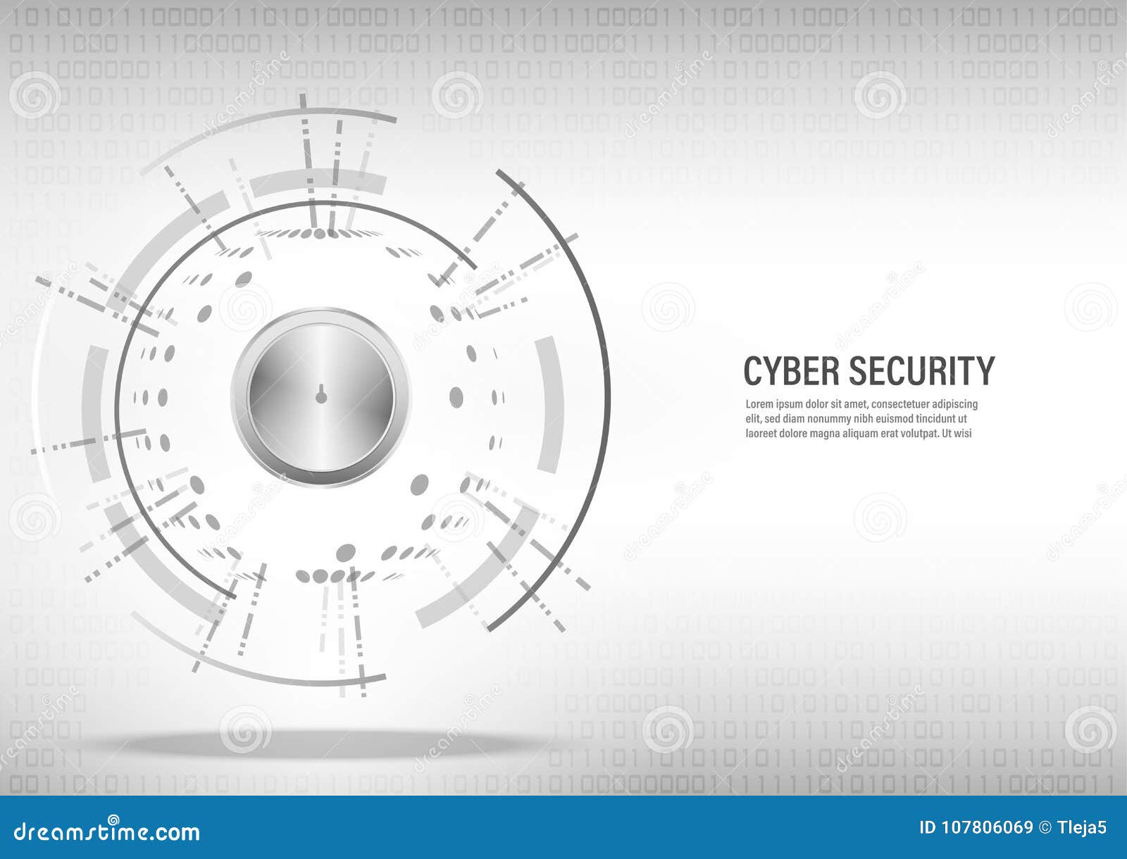Cyber Security Concept on Digital White Background. Stock Vector ... Cyber Security Concept on Digital White Background. Stock Vector ...