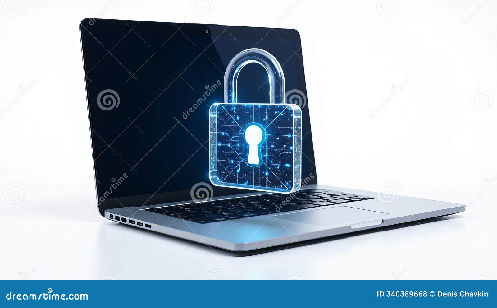 Rat With A Blue Laptop Stock Photography | CartoonDealer.com #111283766