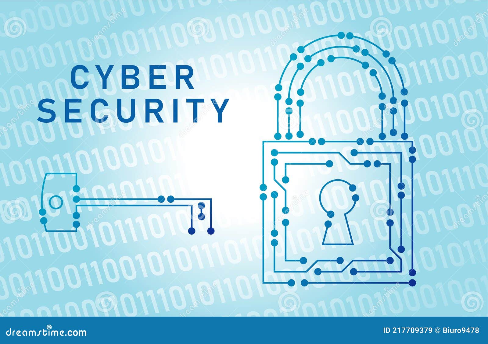 Cyber Security Concept. Lock and Key Symbol from Lines, Point ...