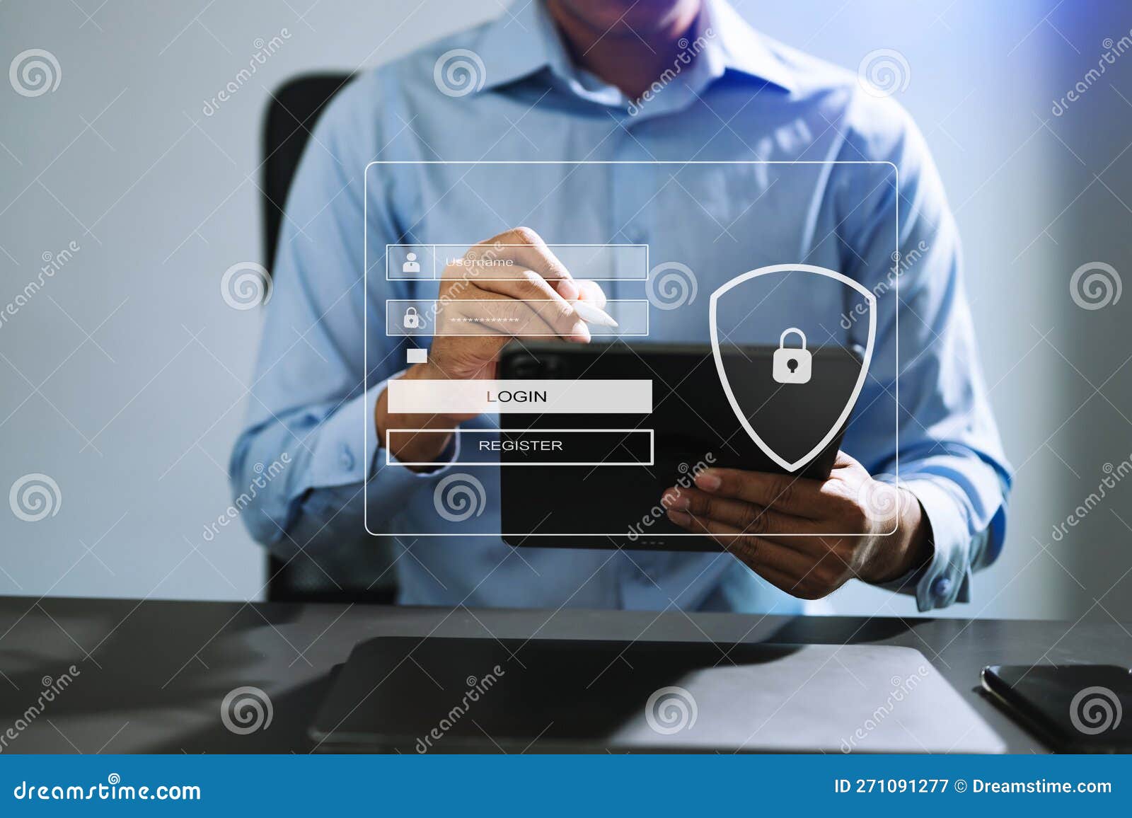 Cyber Security Concept, Login, User, Identification Information ...