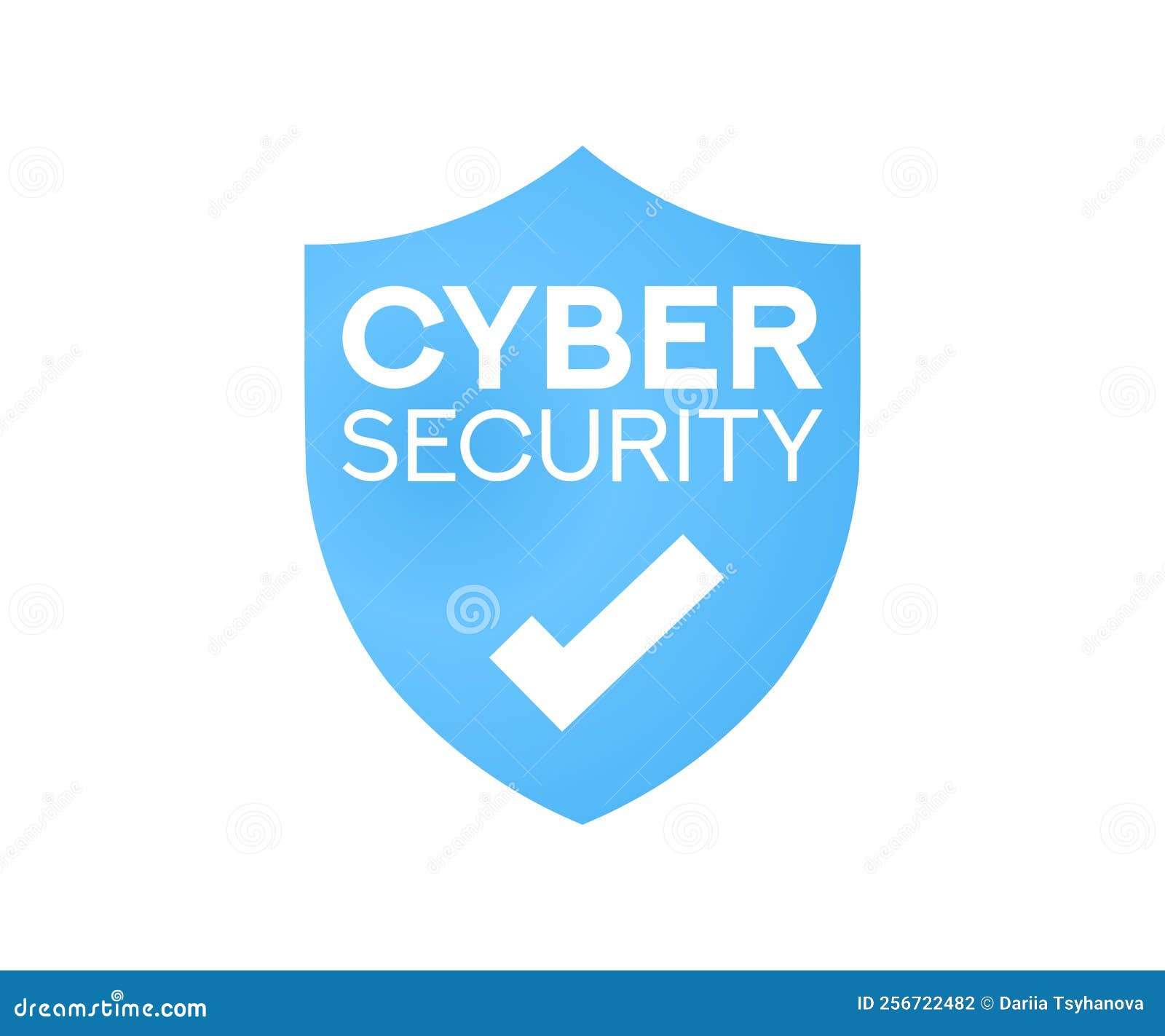 Cyber Security Concept Logo Design. Shield Protection, Abstract ...