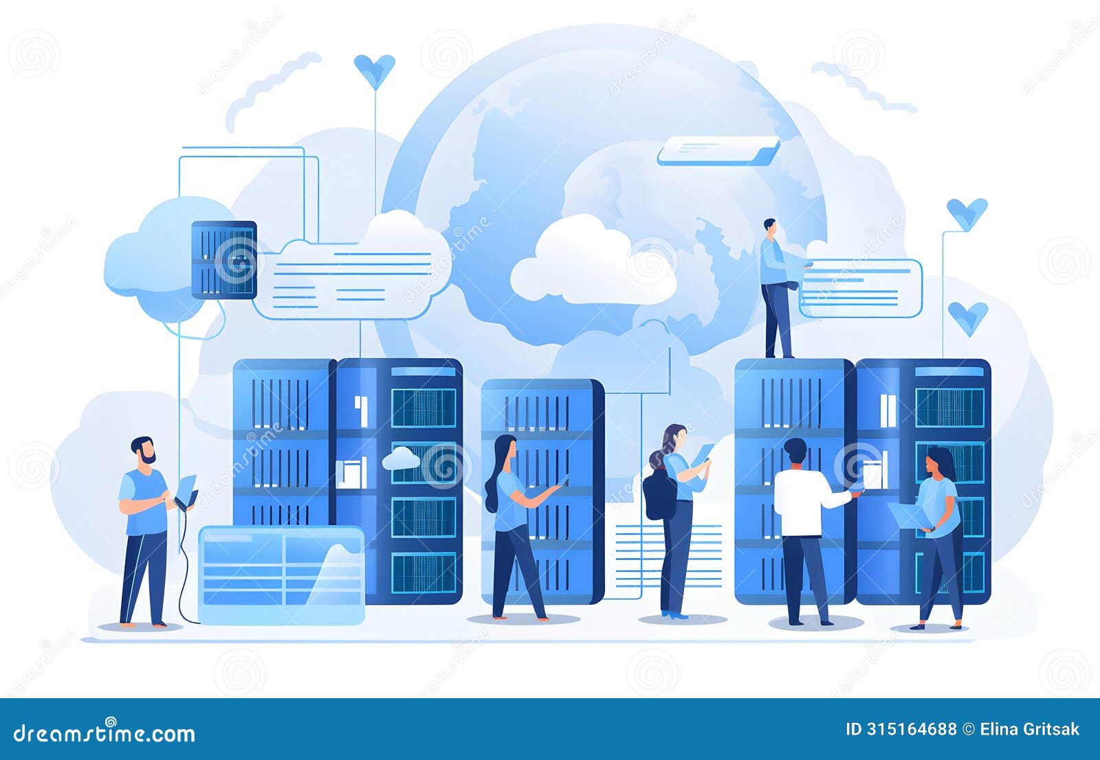 Cyber Security, Data Network Protection, Cloud Storage, Data Center ...