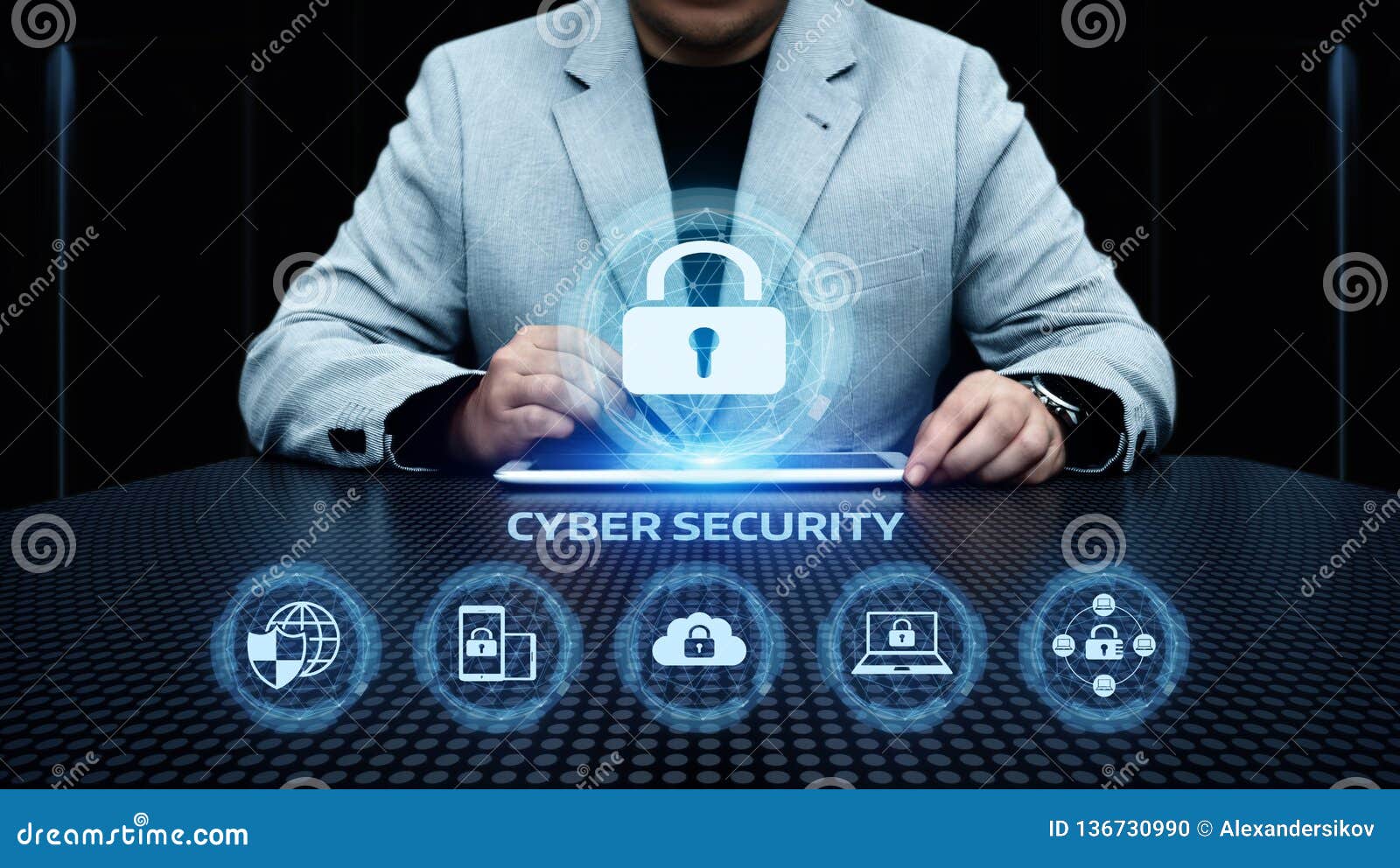 Cyber Security Data Protection Business Technology Privacy Concept ...