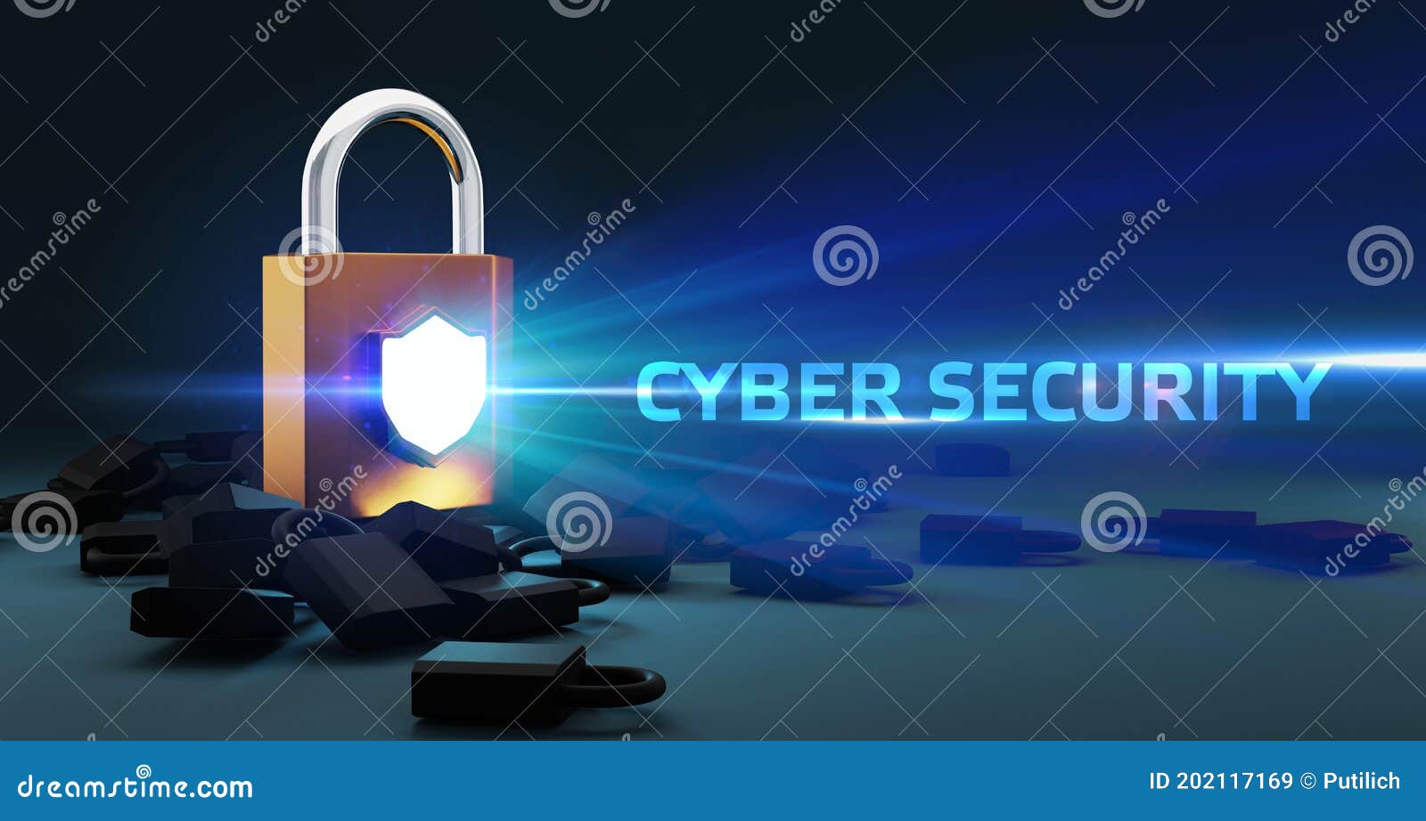 Cyber Security Data Protection Business Technology Privacy Concept ...