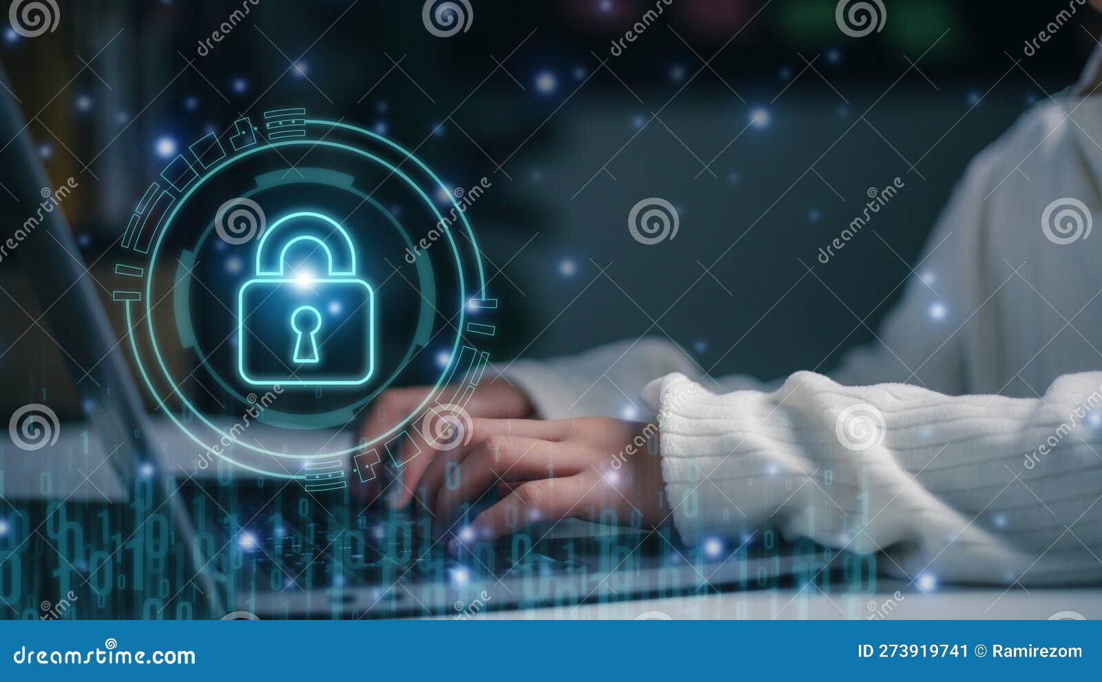 Cyber Security Data Protection Business Technology Privacy Concept ...