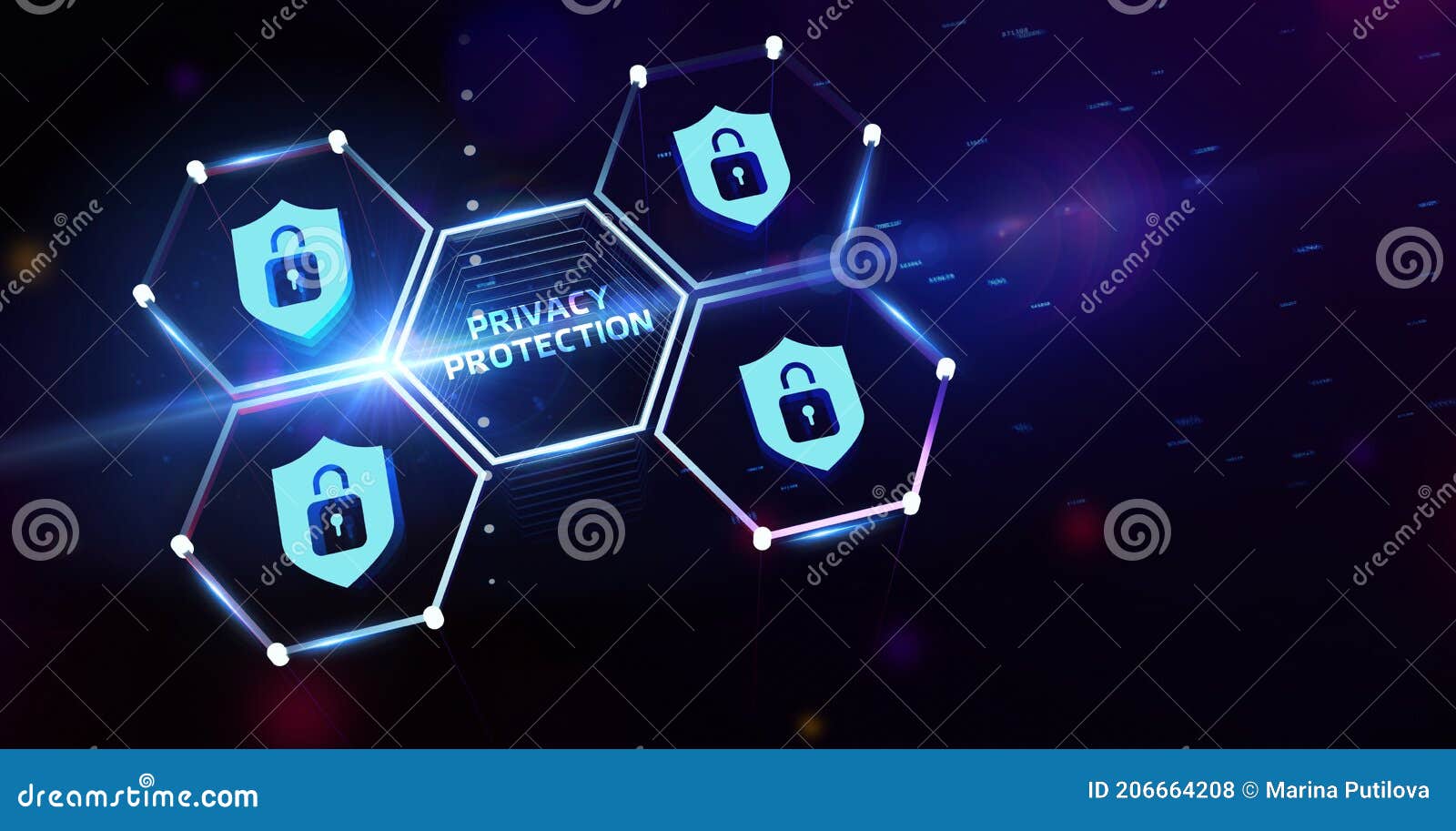 Cyber Security Data Protection Business Technology Privacy Concept