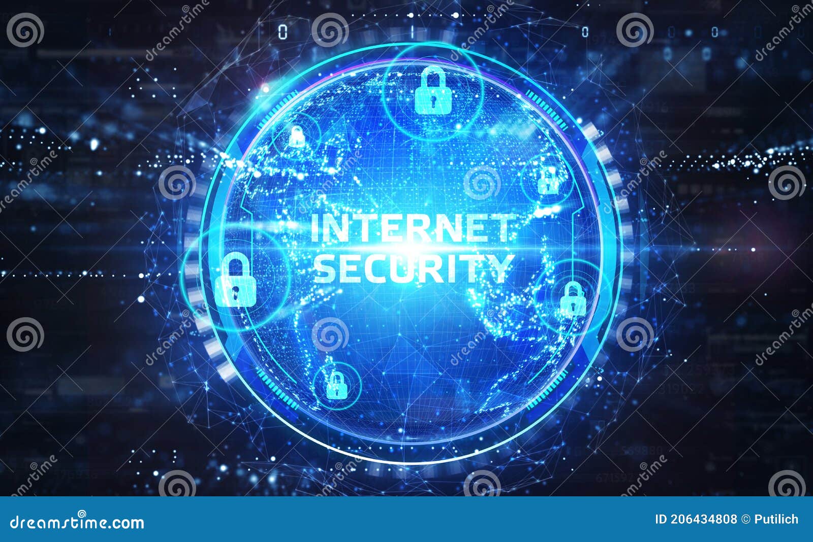 Cyber Security Data Protection Business Technology Privacy Concept ...