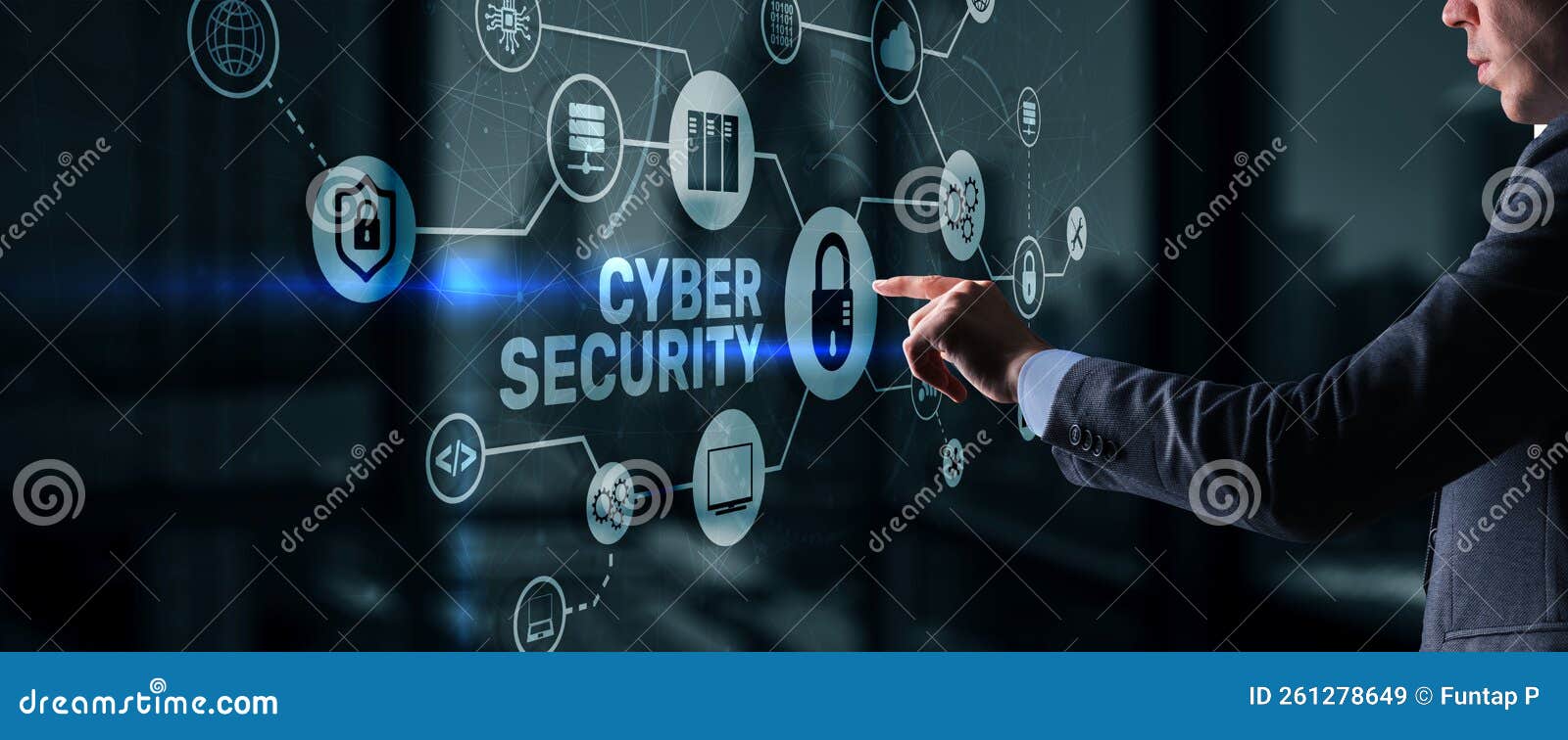 Cyber Security Data Protection Concept. Privacy Internet Technology ...