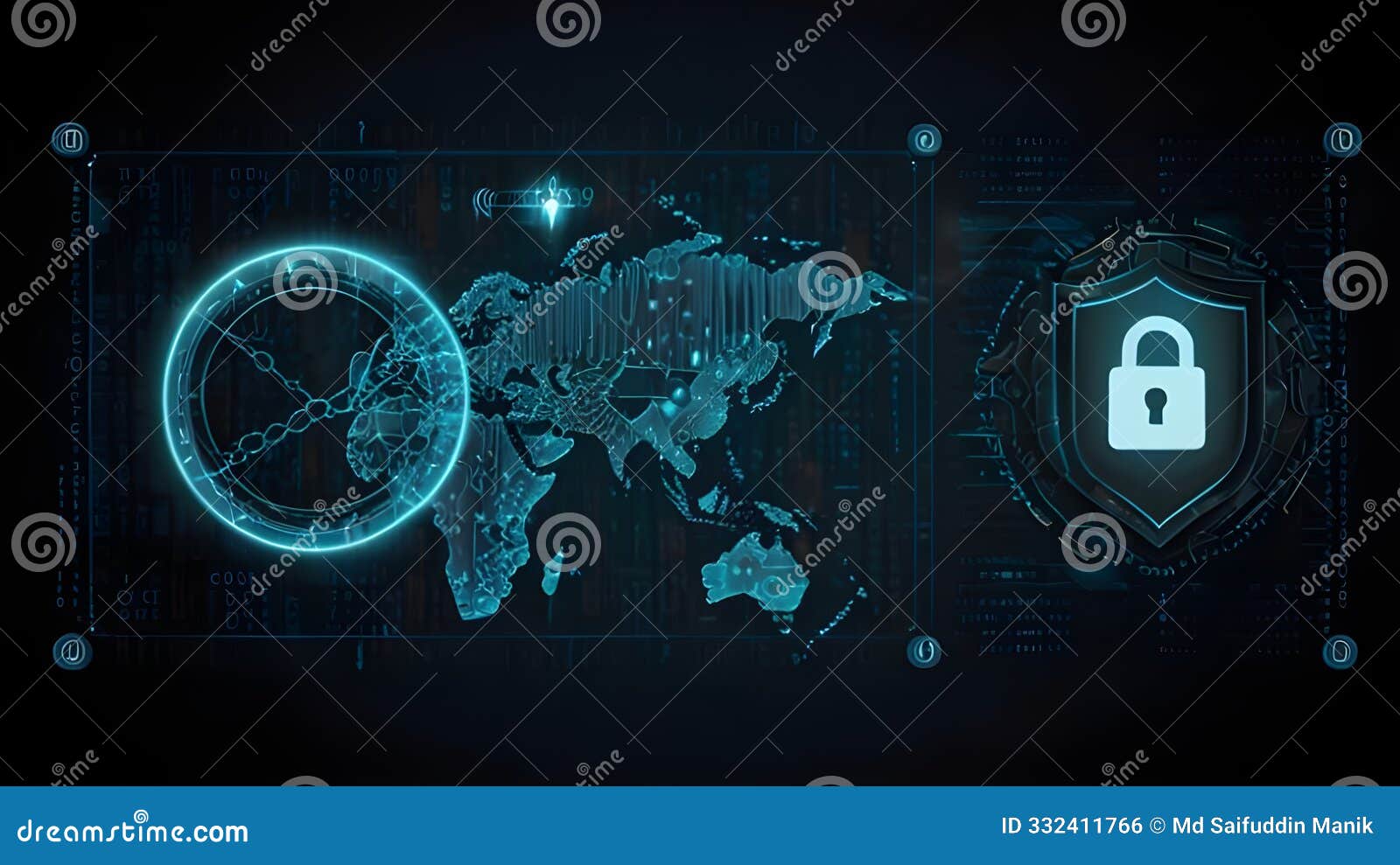 Cyber Security Data Protection Information Privacy Antivirus Virus Defence Internet Technology ...