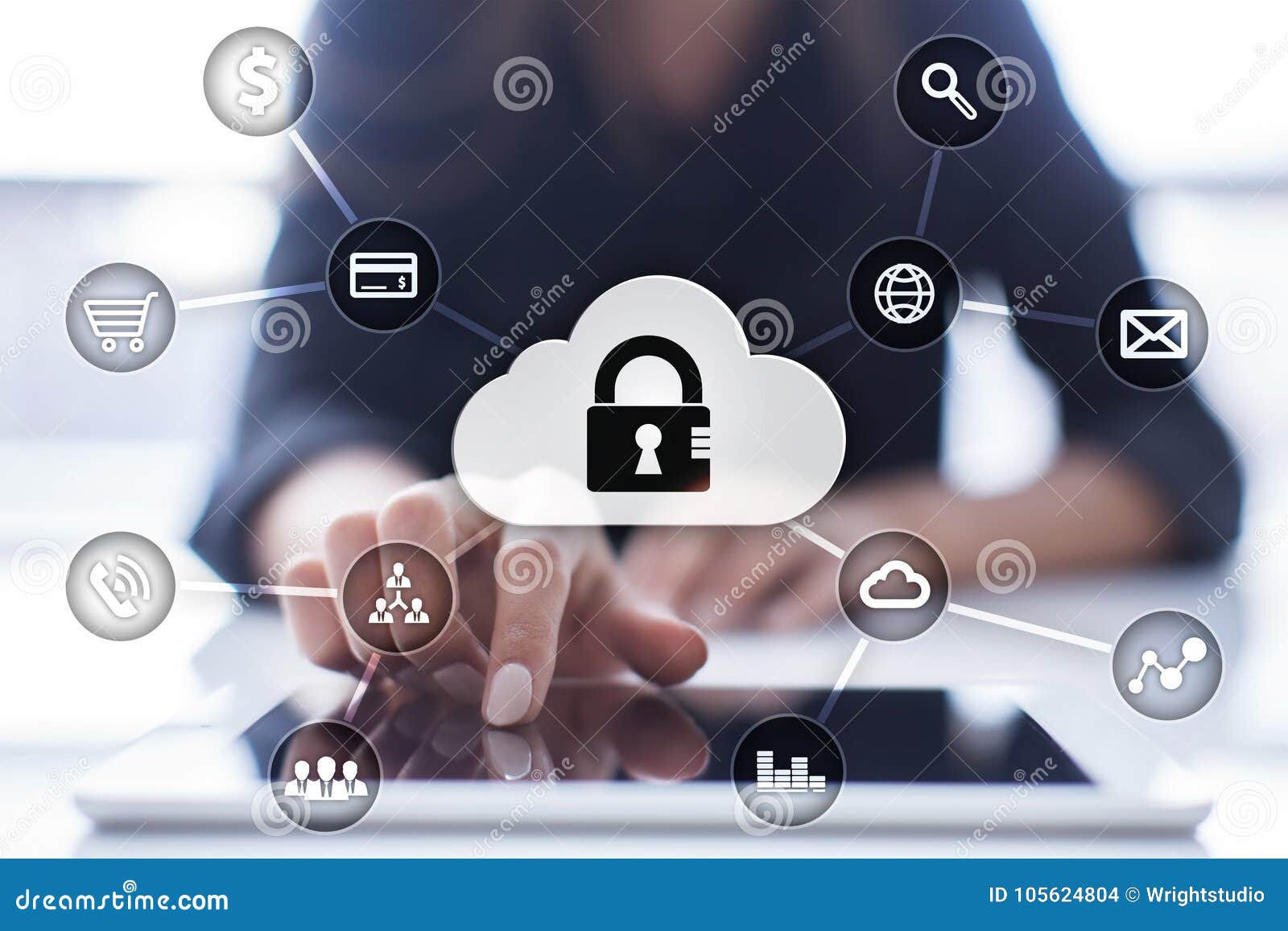 Cyber Security Data Protection Information Safety And Encryption