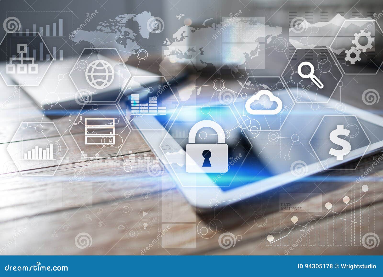 Cyber Security, Data Protection, Information Safety. Internet ...